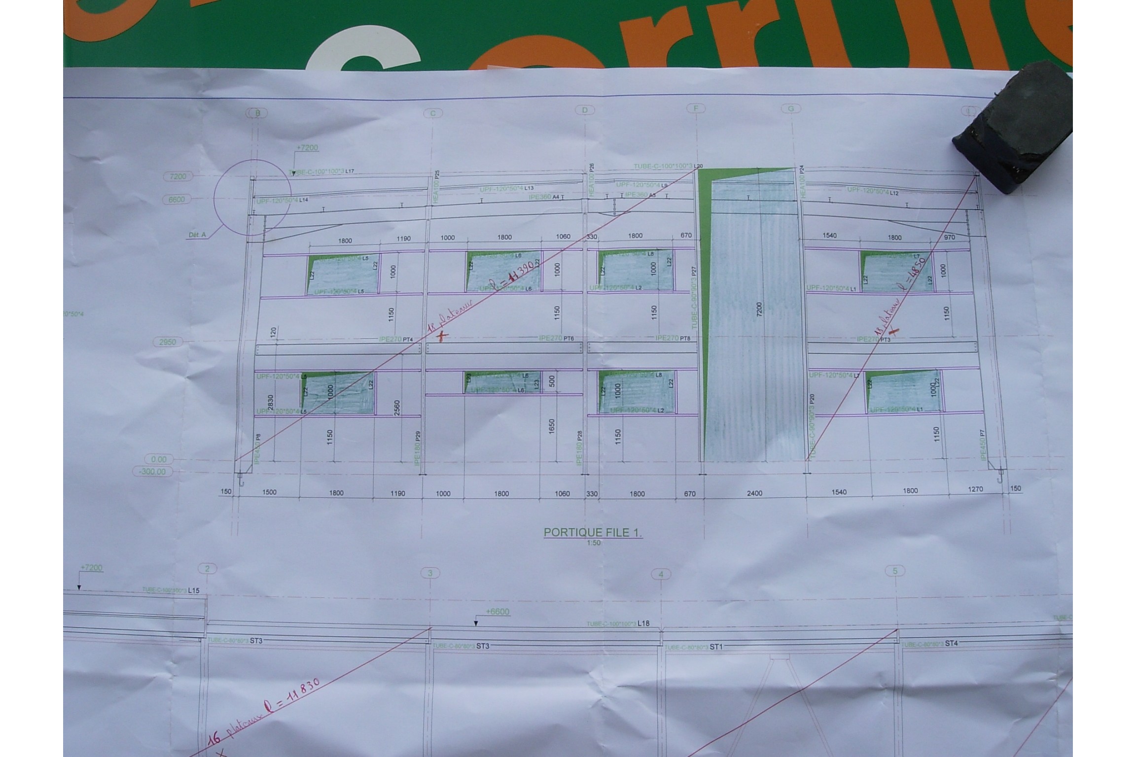 Plan de calepinage - Bardage